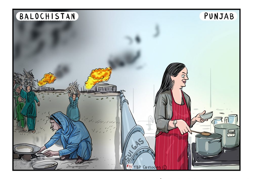 TBP Cartoon: Gas Shortage in Balochistan | The Balochistan Post
