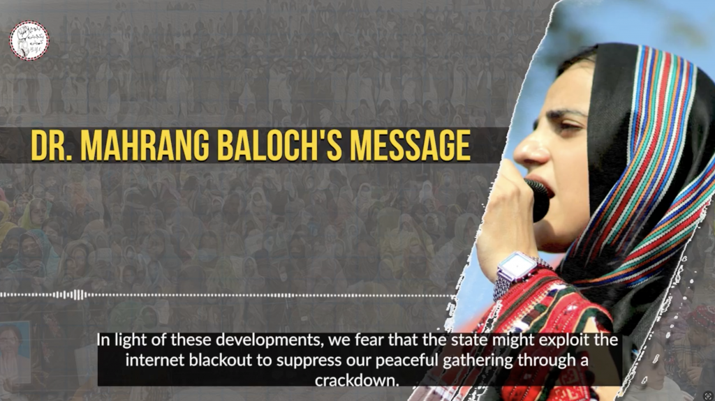 Dr. Mahrang Baloch Warns of Crackdown Ahead of Dalbandin Gathering ...