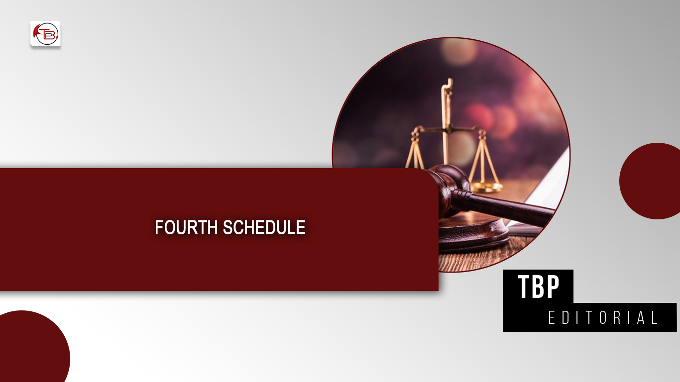 Fourth Schedule -- TBP Editorial | The Balochistan Post